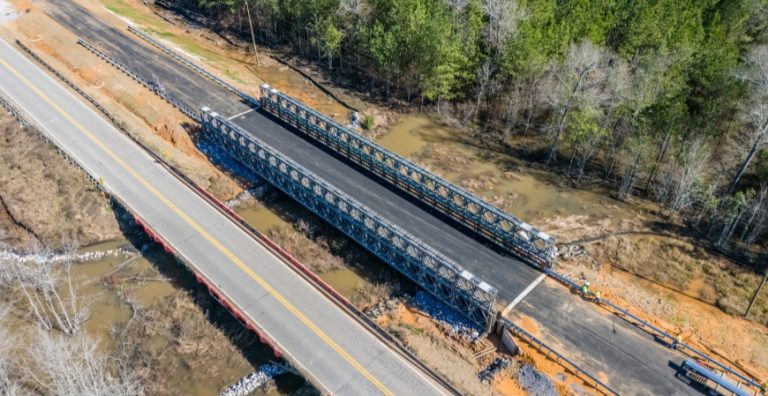 Acrow Case Study | Prefabricated Modular Steel Bridging from Acrow Bridge Provides Temporary ...